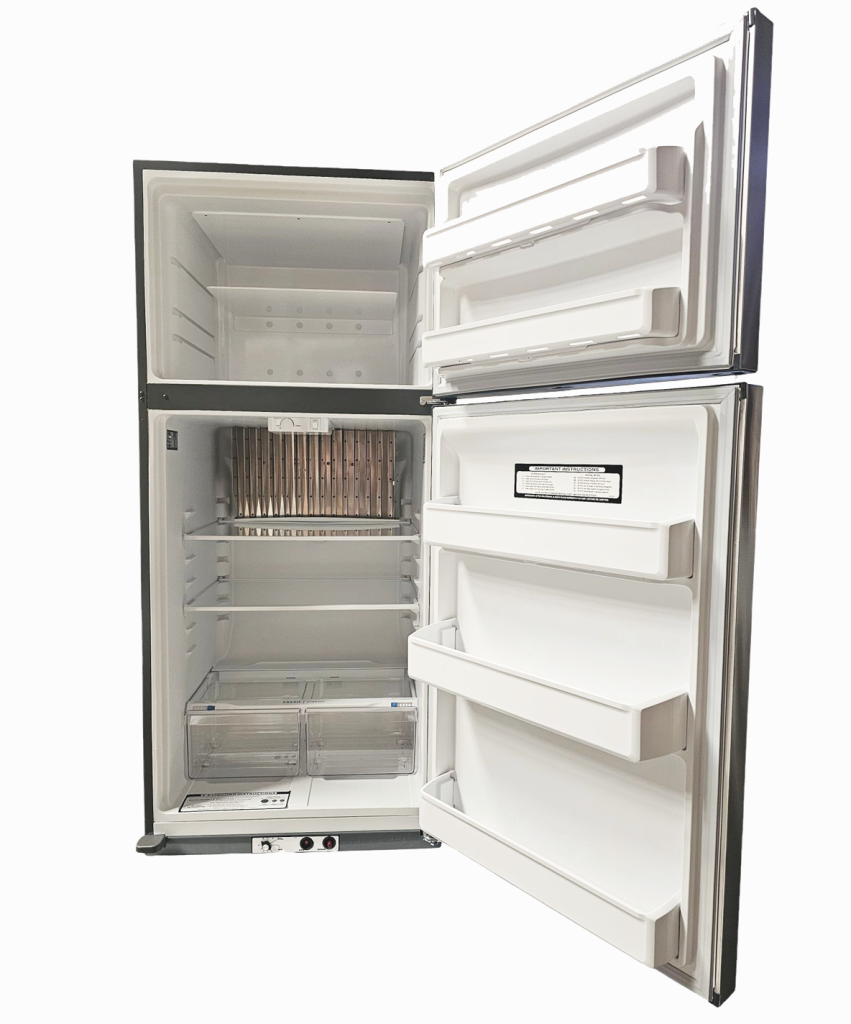 EZ Freeze 21 Cu. Ft. Stainless Steel Natural Gas Refrigerator