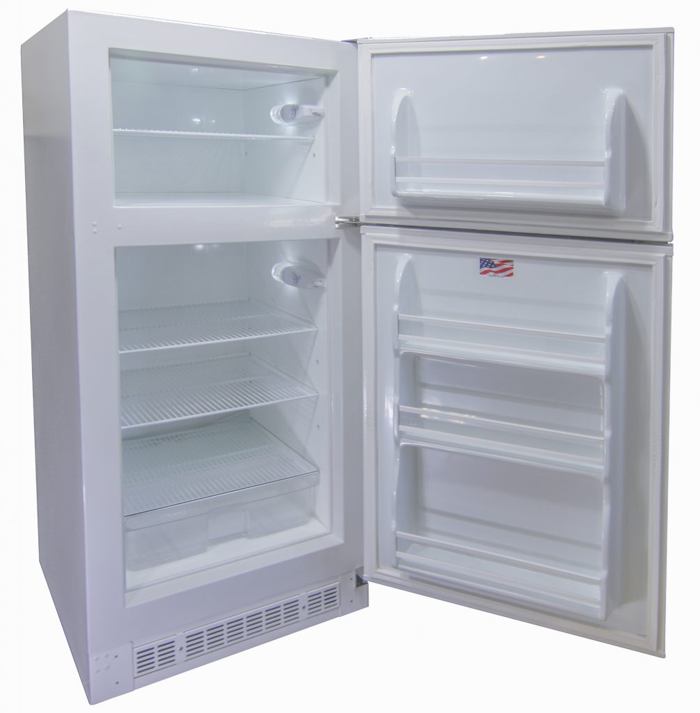 Full size solar off grid DC refrigerator freezer 12 or 24 volts